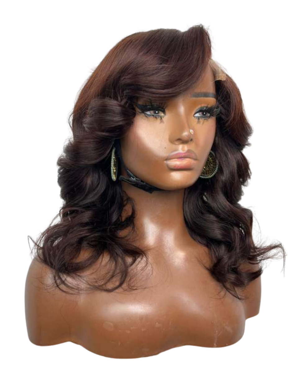 LOVE COLLECTION 14" LAYERED DARK BURGUNDY (SHIPS IN 7 BUSINESS DAYS ...